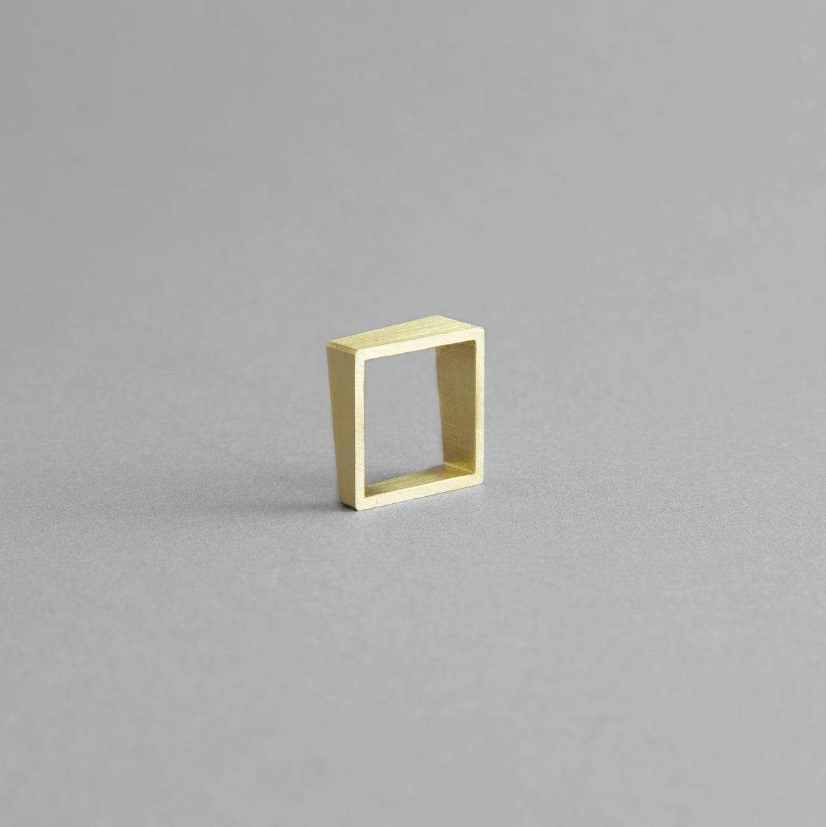 ALUMINUM AND BRASS SQUARE RINGS – Handmade Asymmetric Jewelry | Urban ...